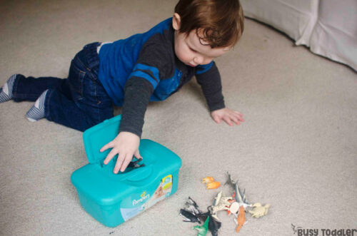 Simple Toy Push Activity - Busy Toddler