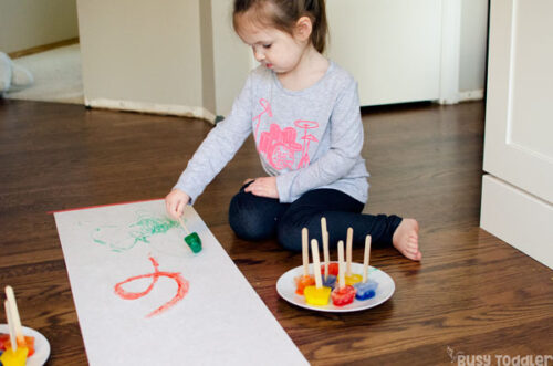 Frozen Paint: An Easy Process Art Activity