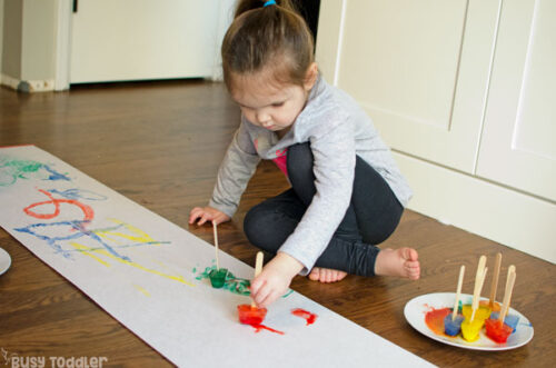 Frozen Paint: An Easy Process Art Activity