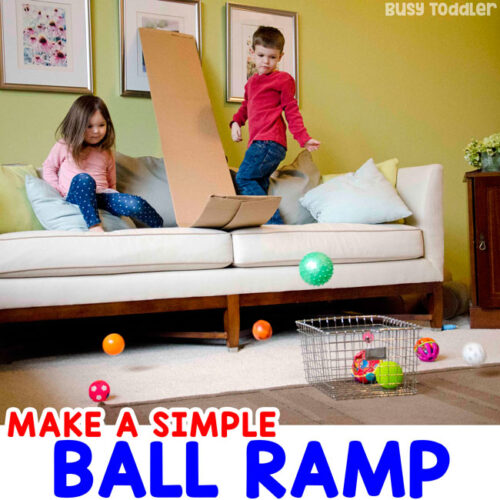 Make a DIY Ball Ramp from a Cardboard Box