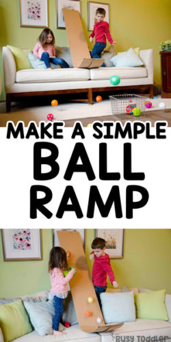Make a DIY Ball Ramp from a Cardboard Box