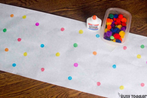 Preschool Fine Motor Activity: Match & Glue