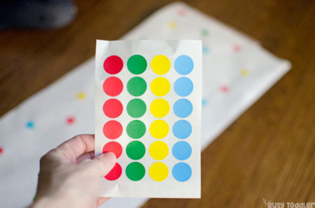 Dot Sticker Matching Activity - Busy Toddler