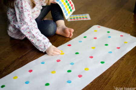 Dot Sticker Matching Activity - Busy Toddler