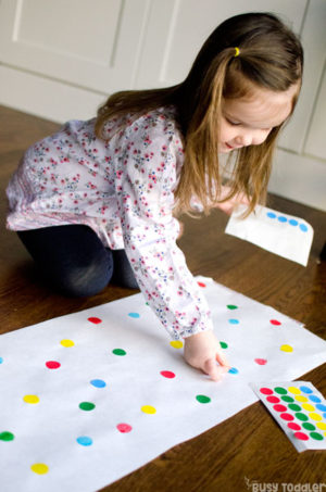Dot Sticker Matching Activity - Busy Toddler