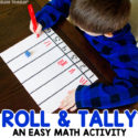 Roll & Tally: Easy Dice Math Activity