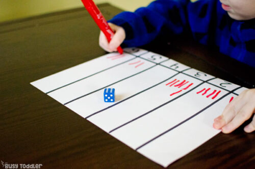 Roll & Tally: Easy Dice Math Activity