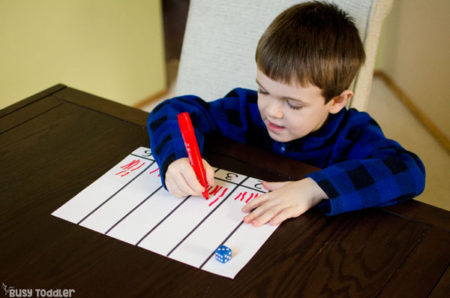 Roll & Tally: Easy Dice Math Activity