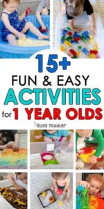 40+ Fun & Easy Activities for 1 Year Olds - Busy Toddler