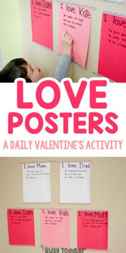 Make Love Posters: Easy Valentine's Activity for the Whole Family