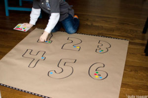 Dot Sticker Math: A Preschool Number Sense Activity