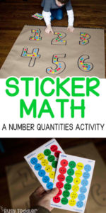 Dot Sticker Math: A Preschool Number Sense Activity