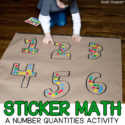 Dot Sticker Math: A Preschool Number Sense Activity
