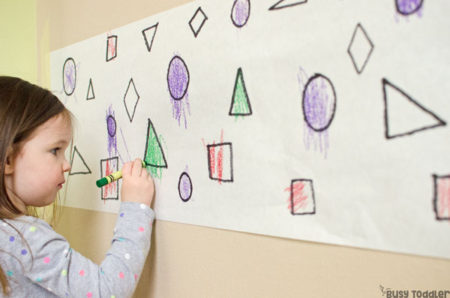 Find the Shapes Math Activity - Busy Toddler