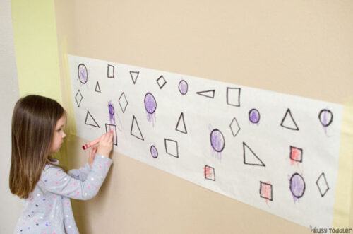Find the Shapes Math Activity - Busy Toddler