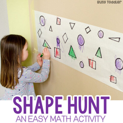 Find the Shapes Math Activity - Busy Toddler