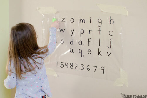 Sticky Letters Activity: A Quick & Easy Alphabet Game