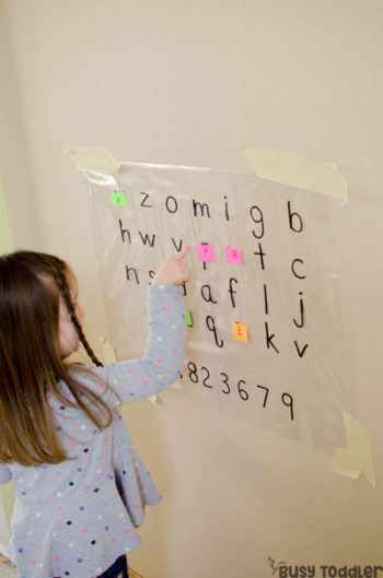 Sticky Letters Activity: A Quick & Easy Alphabet Game