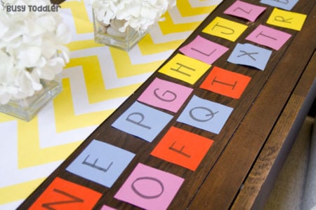 Easy Post-It Matching Activity - Busy Toddler