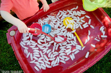 Make an Ice Table Sensory Bin - Busy Toddler