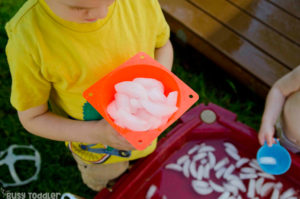 Make an Ice Table Sensory Bin - Busy Toddler