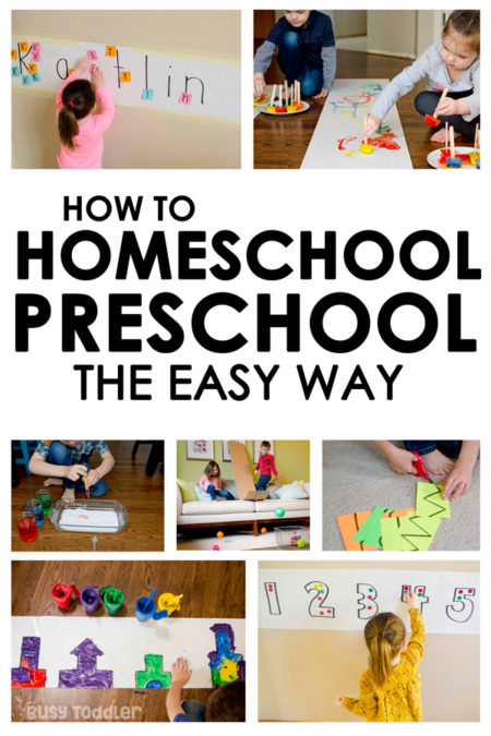 Homeschool Preschool: The Playing Preschool Program - Busy Toddler