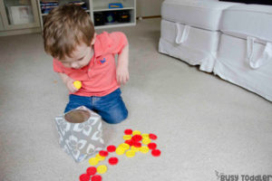 Drop Box Taby Activity - Busy Toddler
