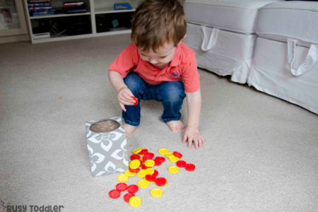Drop Box Taby Activity - Busy Toddler