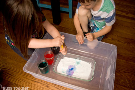 Bubble Droppers Science Experiment - Busy Toddler