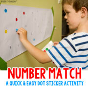 Number Dot Match: A Preschool Math Activity - Busy Toddler