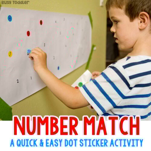Number Dot Match: A Preschool Math Activity - Busy Toddler