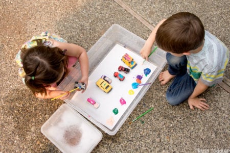 Paint the Cars: A Quick & Easy Art Activity - Busy Toddler