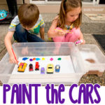 Paint the Cars: A Quick & Easy Art Activity - Busy Toddler