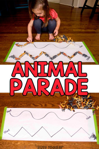 Animal Parade Toddler Activity - Busy Toddler