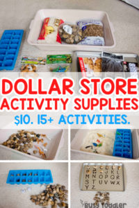 Dollar Store Activity Supplies You Need to Buy - Busy Toddler