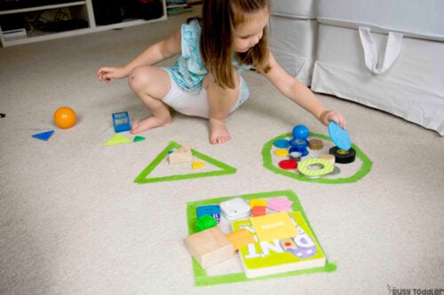 Shape Sorting Activity: Go Beyond Memorizing - Busy Toddler