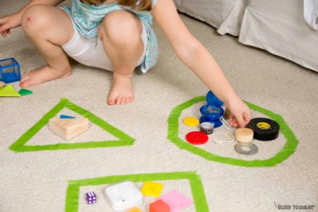 Shape Sorting Activity: Go Beyond Memorizing - Busy Toddler