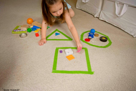 Shape Sorting Activity: Go Beyond Memorizing - Busy Toddler