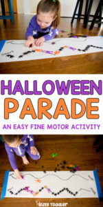 Halloween Parade Line-Up Activity - Busy Toddler