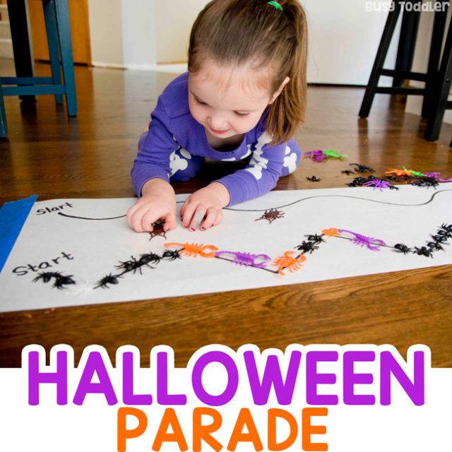Halloween Parade Line-Up Activity - Busy Toddler