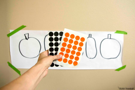 Halloween Dot Stickers - Busy Toddler