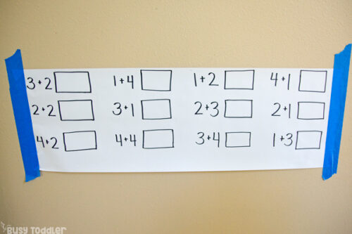 Dot Sticker Addition: A Fun Math Activity - Busy Toddler