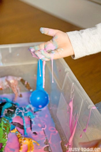 Oobleck Party: A Messy Fun Activity - Busy Toddler