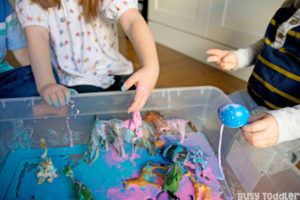 Oobleck Party: A Messy Fun Activity - Busy Toddler