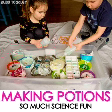Making Potions: Science Experimenting - Busy Toddler