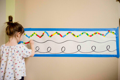 Sticker Lines: Fine Motor Activity - Busy Toddler