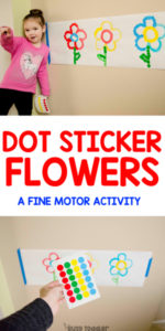 Dot Sticker Flowers Sort & Match Activity - Busy Toddler