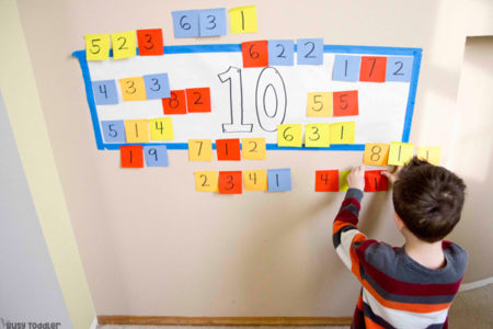Making 10 Addition Activity - Busy Toddler