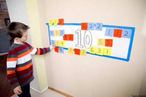 Making 10 Addition Activity - Busy Toddler