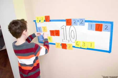 Making 10 Addition Activity - Busy Toddler